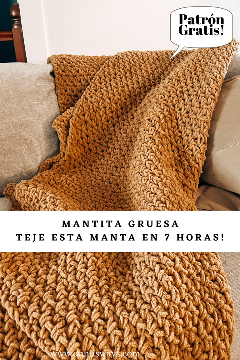 La mantita de Dani, patron a crochet - Danii's Ways